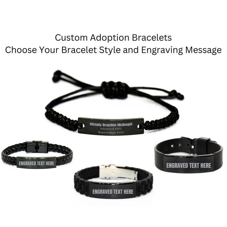 Adoption Day Bracelet, Adoption Gifts for Boys, Adoption Gifts for ...