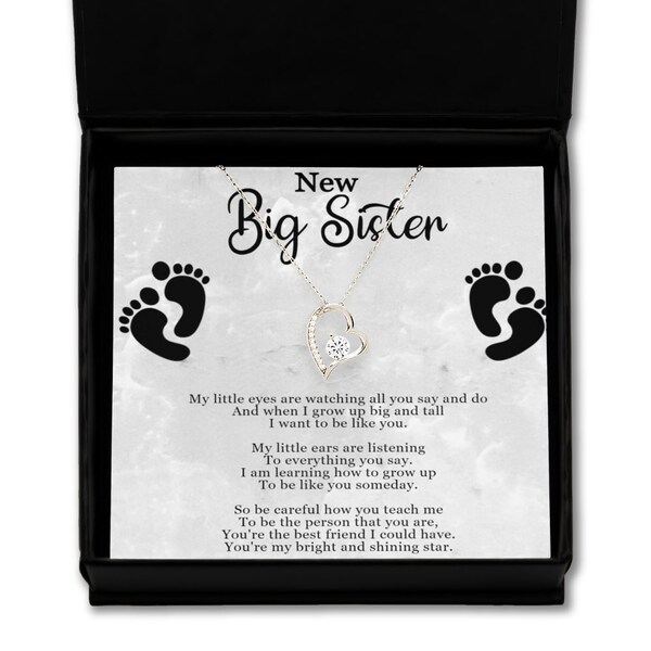 New Big Sister Necklace - Etsy
