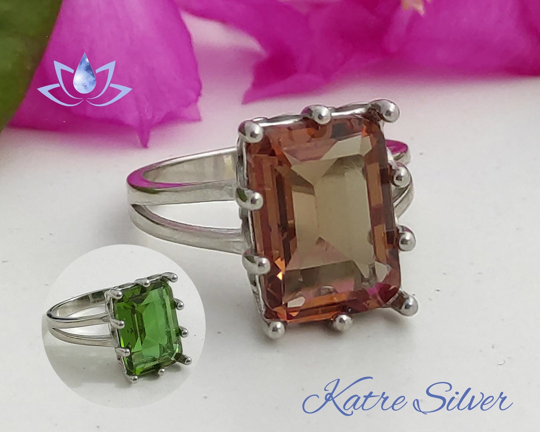 Sultanite Ring | Engagement Ring | Sultanite | Diaspore Stone ...