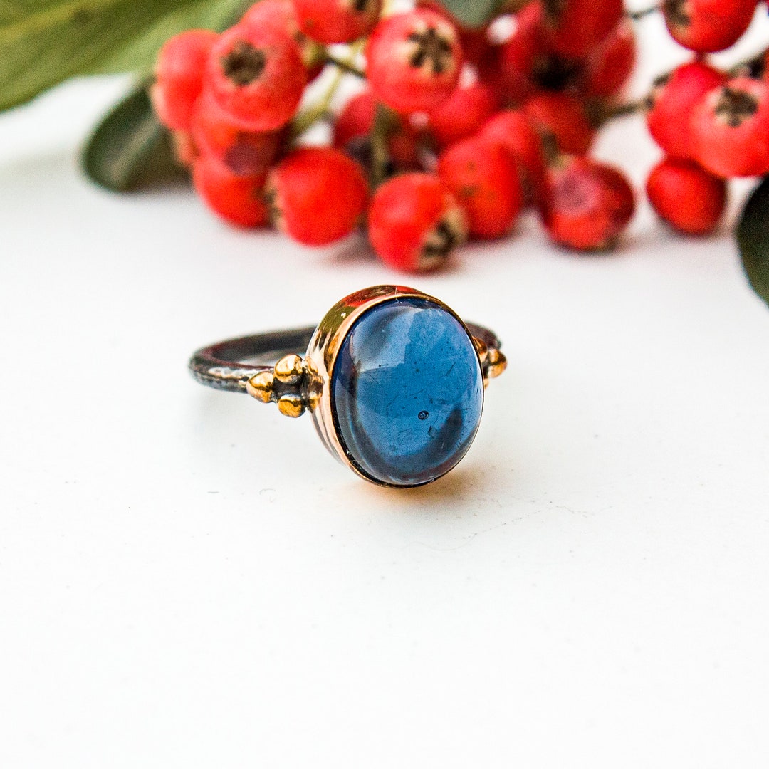 Unique Sapphire Ring for Women Gift, Blue Sapphire Ring Stones, Blue ...