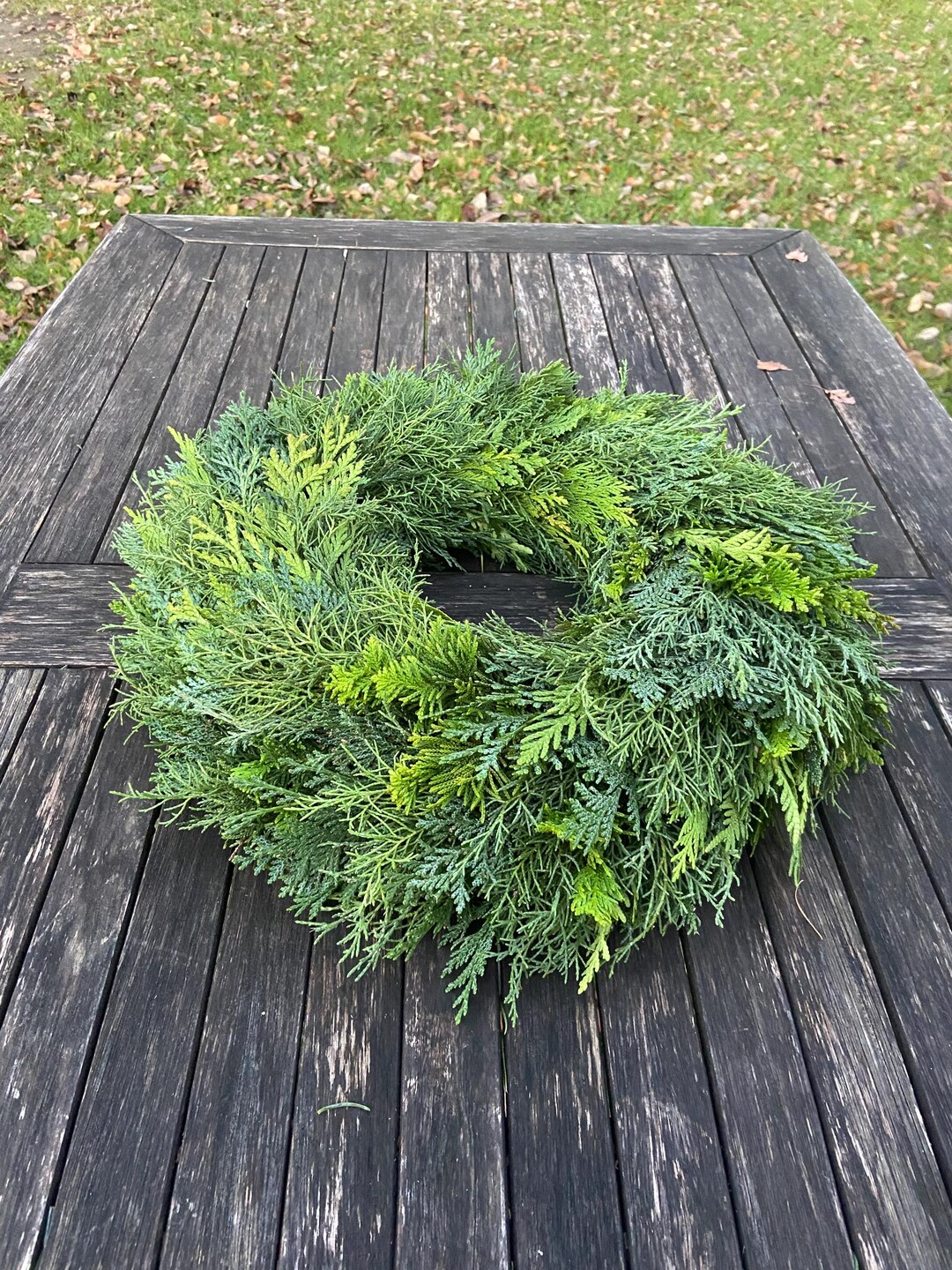 Advent Wreath | Conifer Mix | Decoration | Craft Template | Wreath Base ...