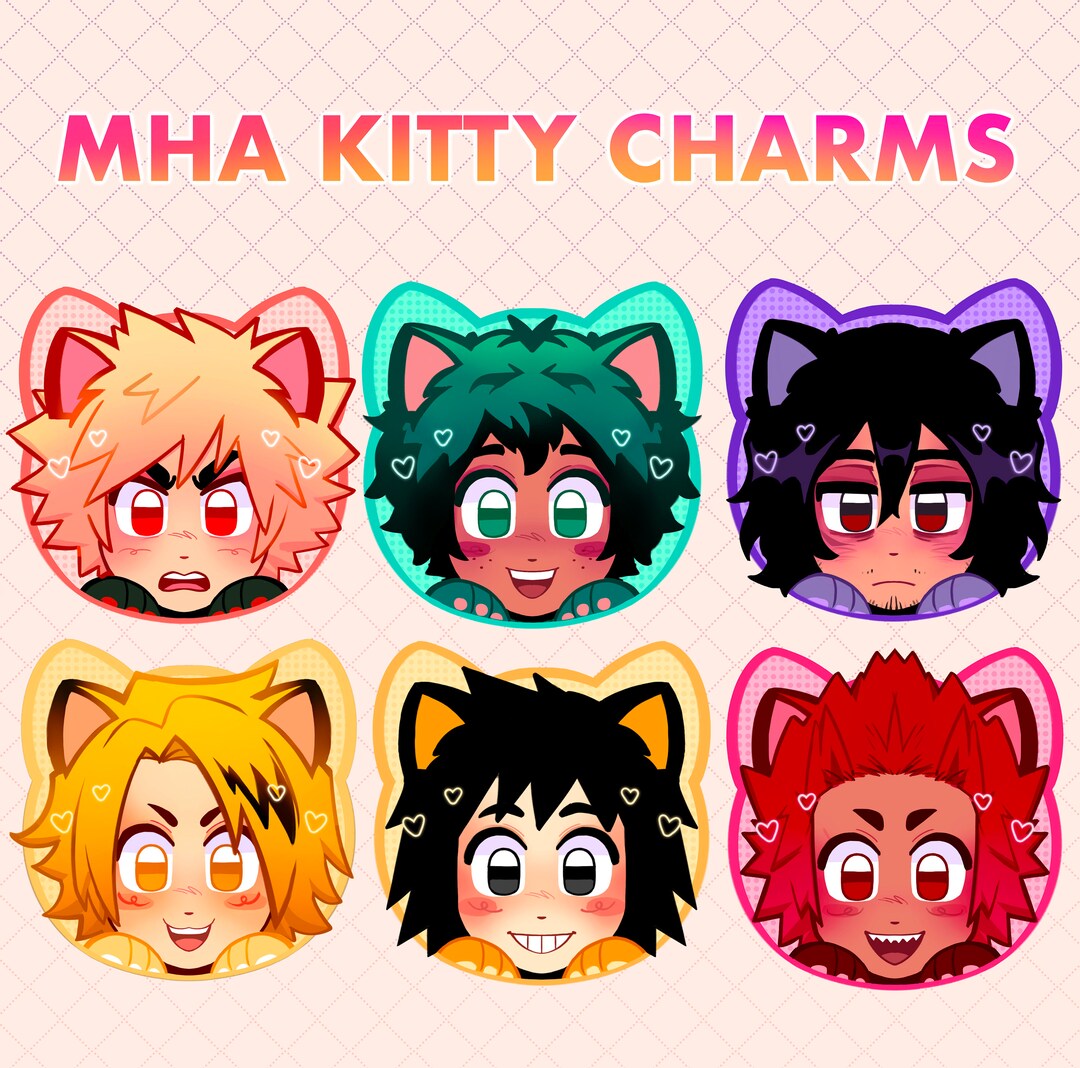 MHA Kitty Charms - Etsy