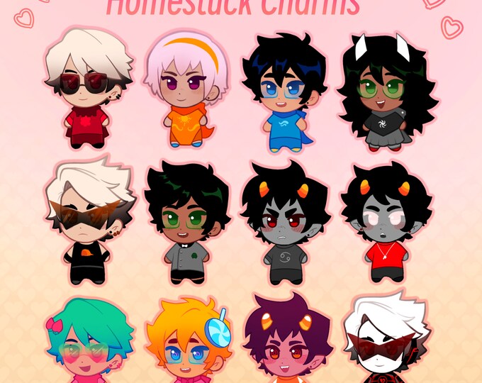 Homestuck Candy Shaker Keychain Charm Trickster Mode Roxy Lalonde ...