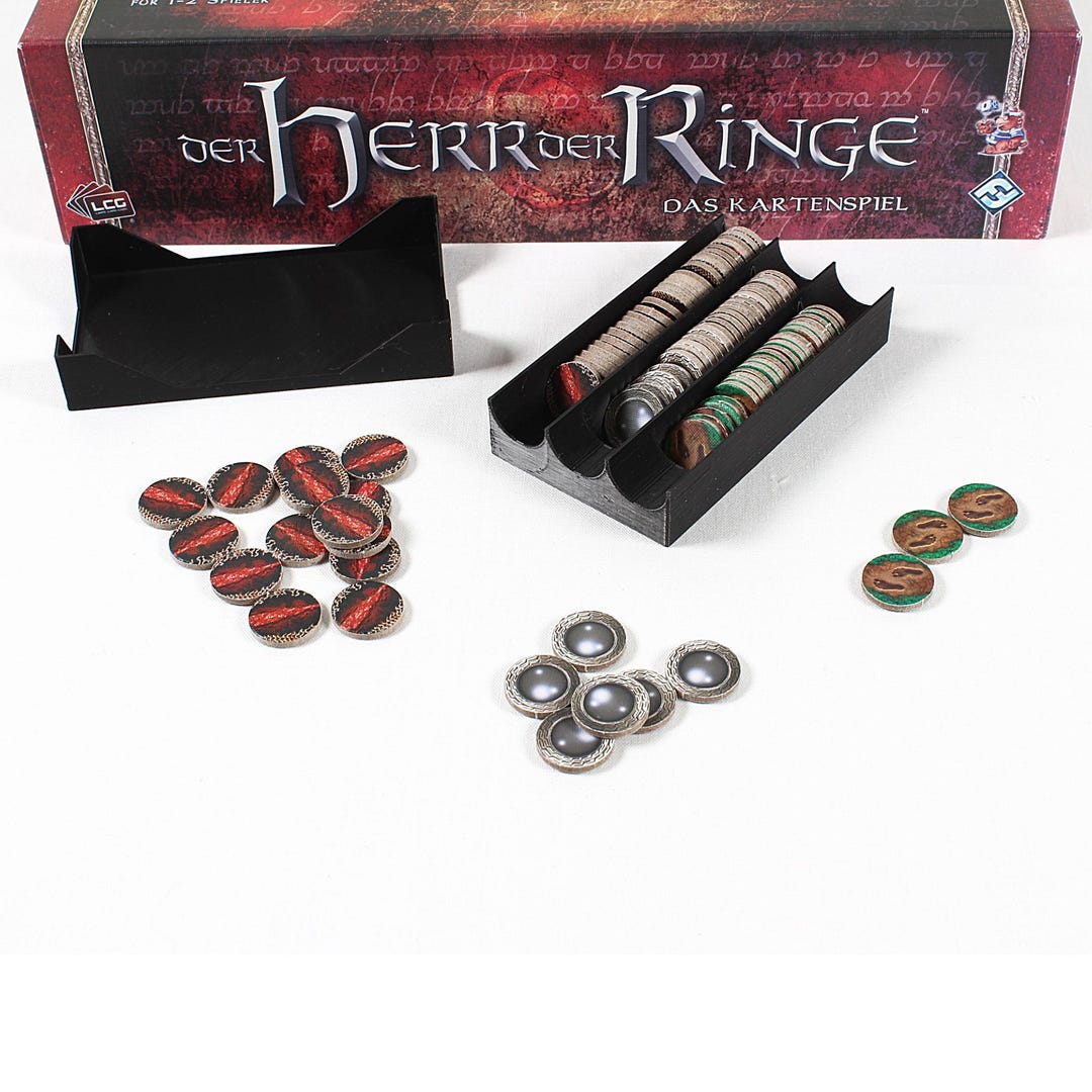 Token Storage Box Suitable for Lord of the Rings LCG | Organizer for ...