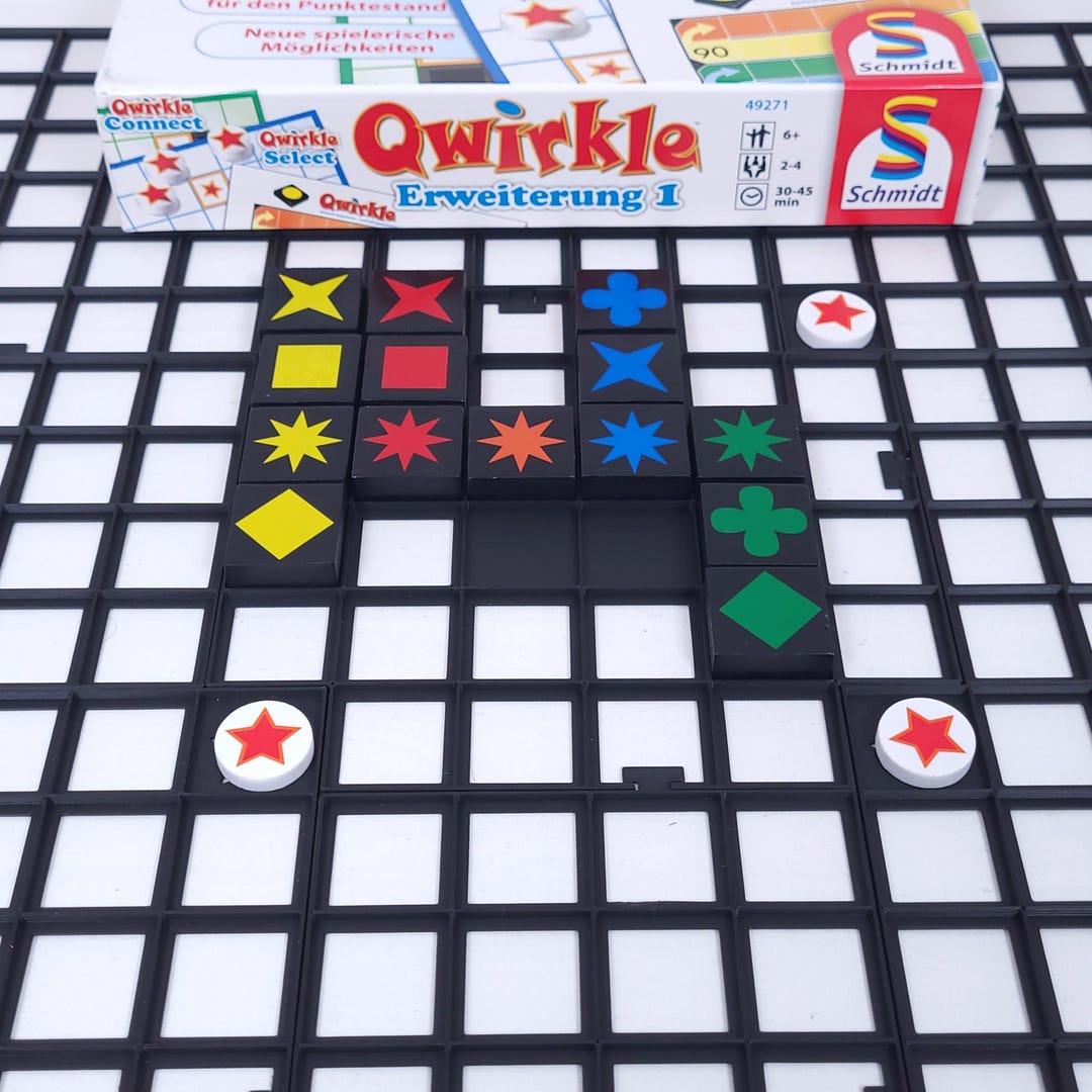Grids Suitable for Qwirkle Expansion Boards Select | Practical Grids as ...