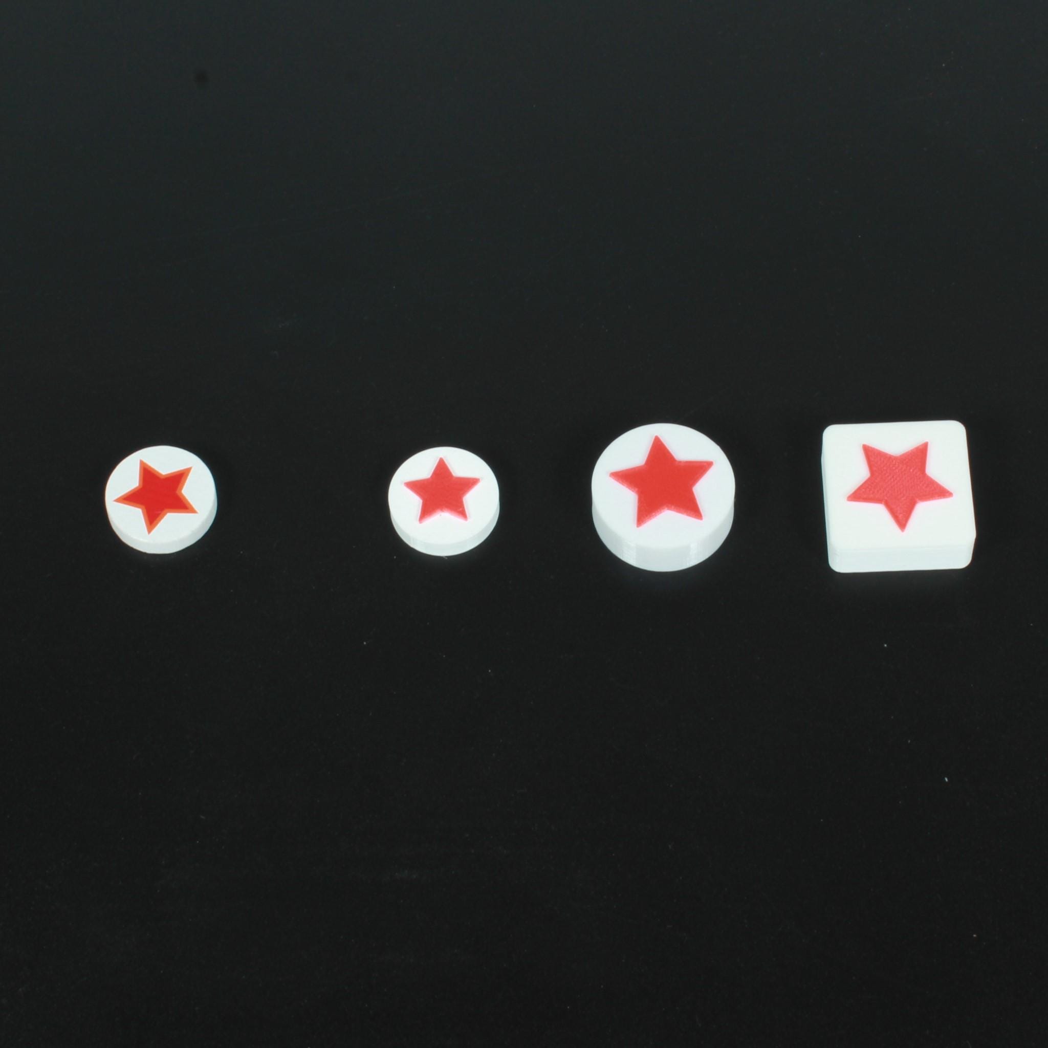 Star Token Suitable for Qwirkle Select Expansion 1 | Three Different ...