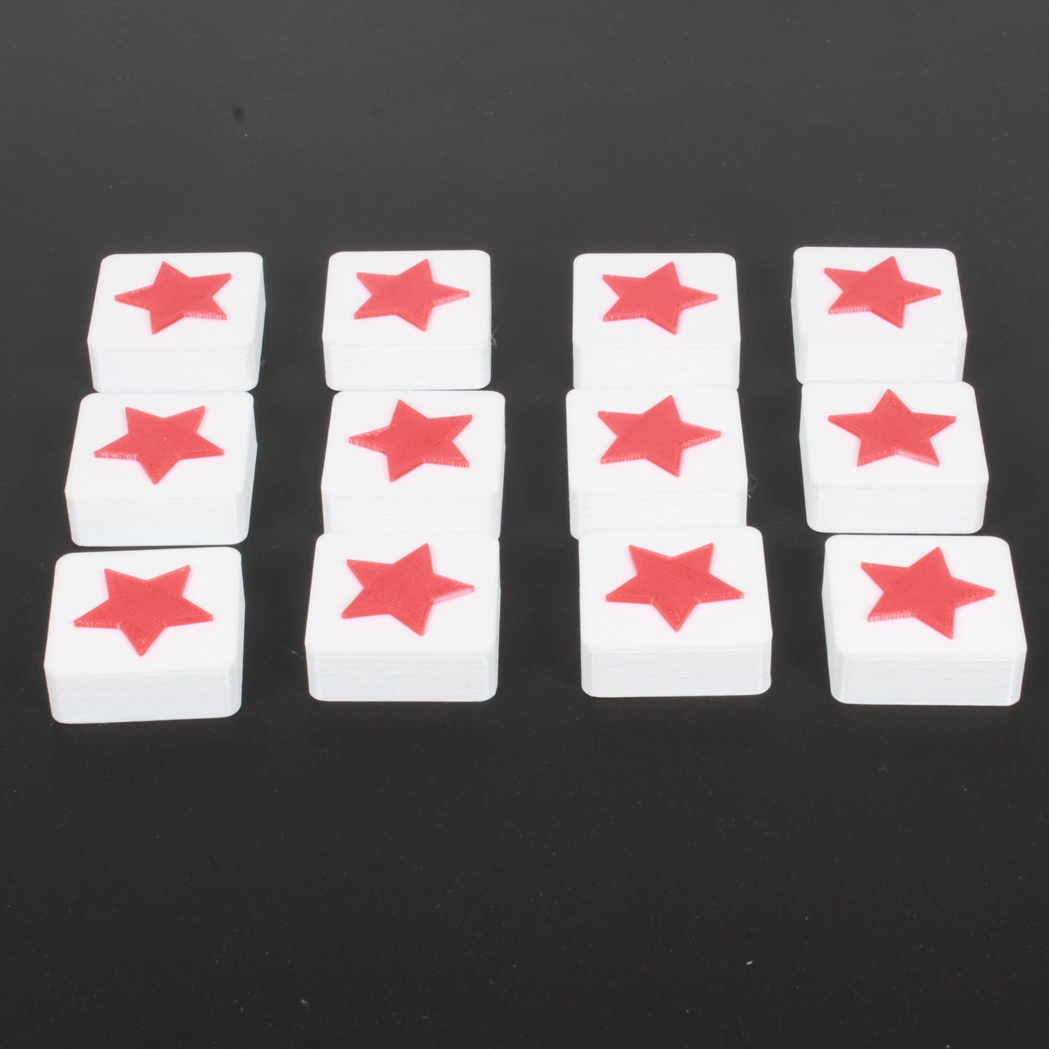 Star Token Suitable for Qwirkle Select Expansion 1 | Three Different ...