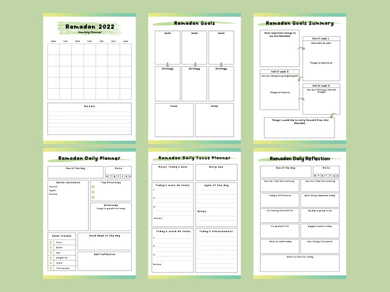 Printable Ramadan Planner, Ramadan Planner Pdf, Muslimah Planner ...