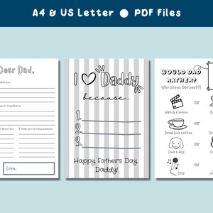 Father's Day Printable, All About Dad Kids Coloring Pages, Father's Day ...