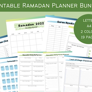 Printable Ramadan Planner, Ramadan Planner Pdf, Muslimah Planner ...