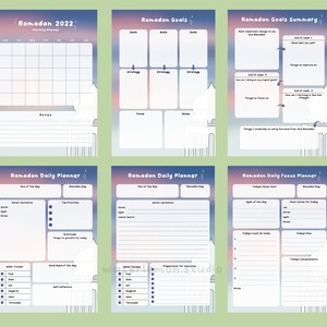 Ramadan Planner, Ramadan Planner Bundle, Printable Ramadan Planner ...