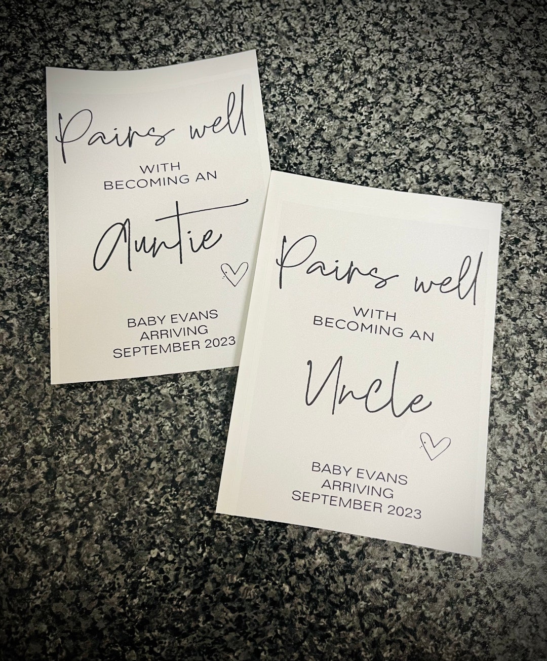 Pregnancy Announcement Label - Etsy