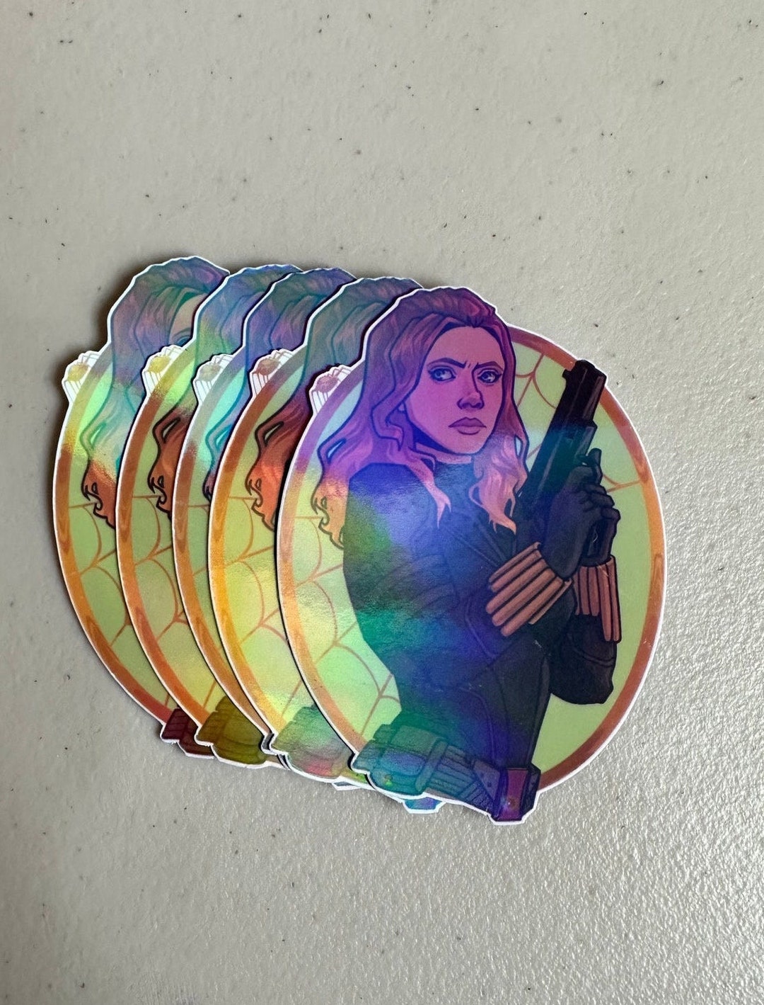 Black Widow Sticker - Etsy