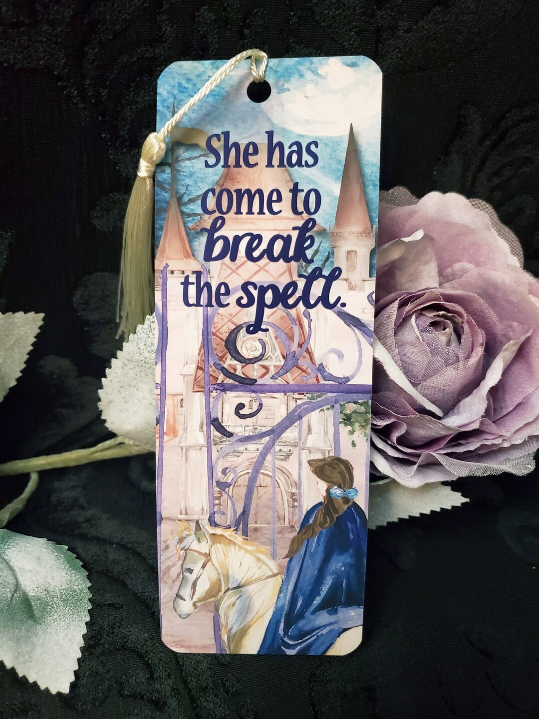 Beauty and the Beast Bookmark - Etsy