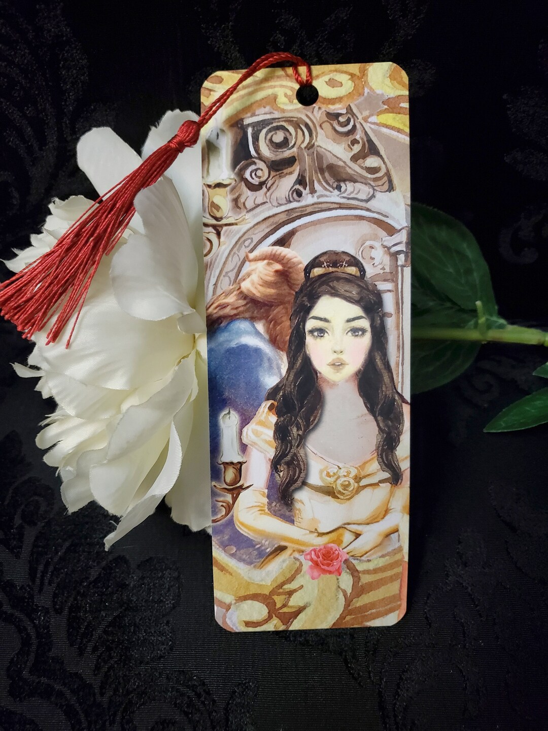 Beauty and the Beast Bookmark - Etsy