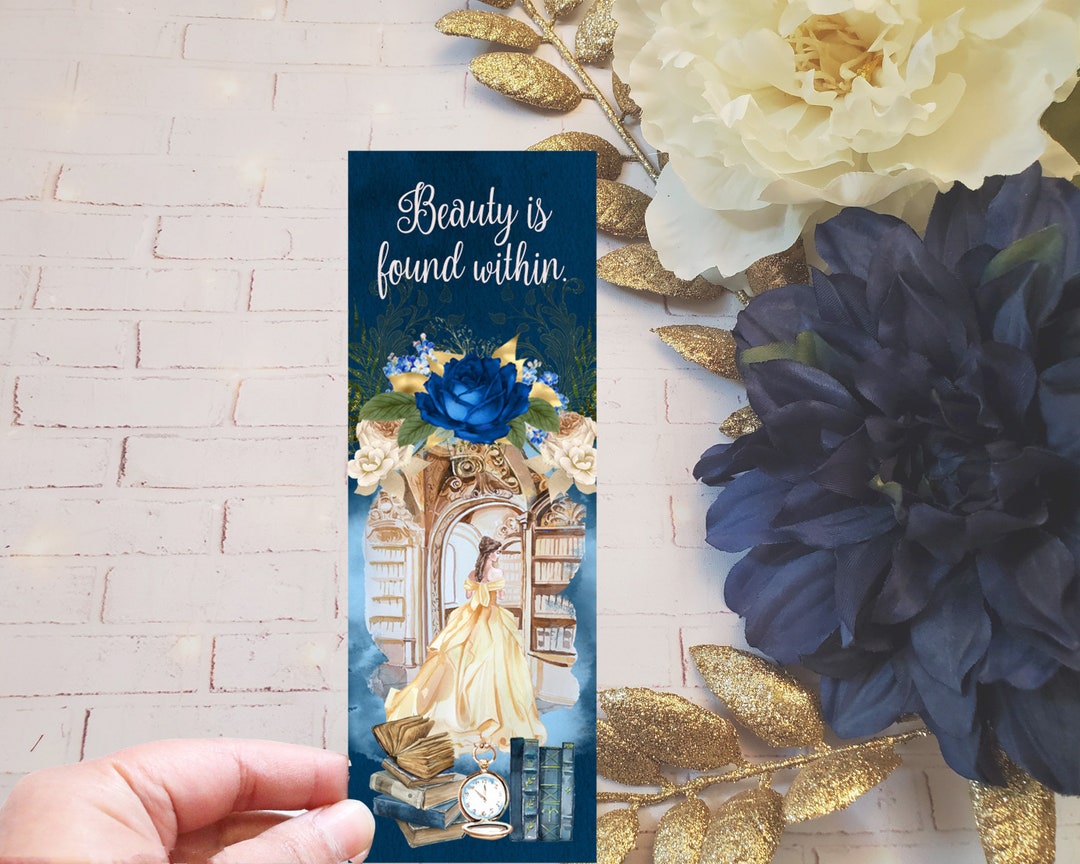 Beauty and the Beast Bookmark - Etsy