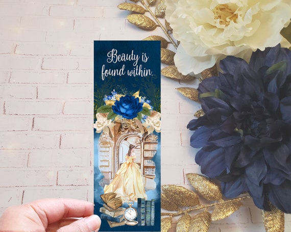Beauty and the Beast Bookmark - Etsy