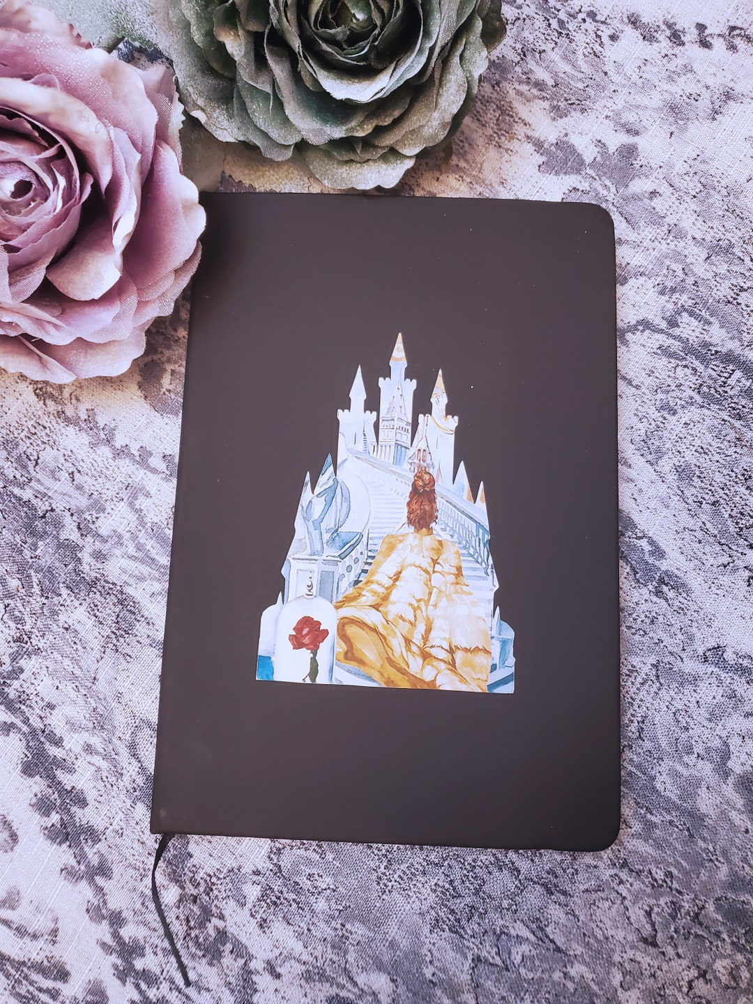 Beauty and the Beast Notebook - Etsy