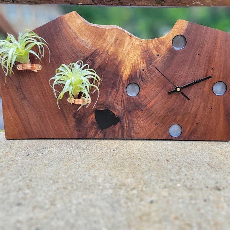 Walnut Clock - Etsy