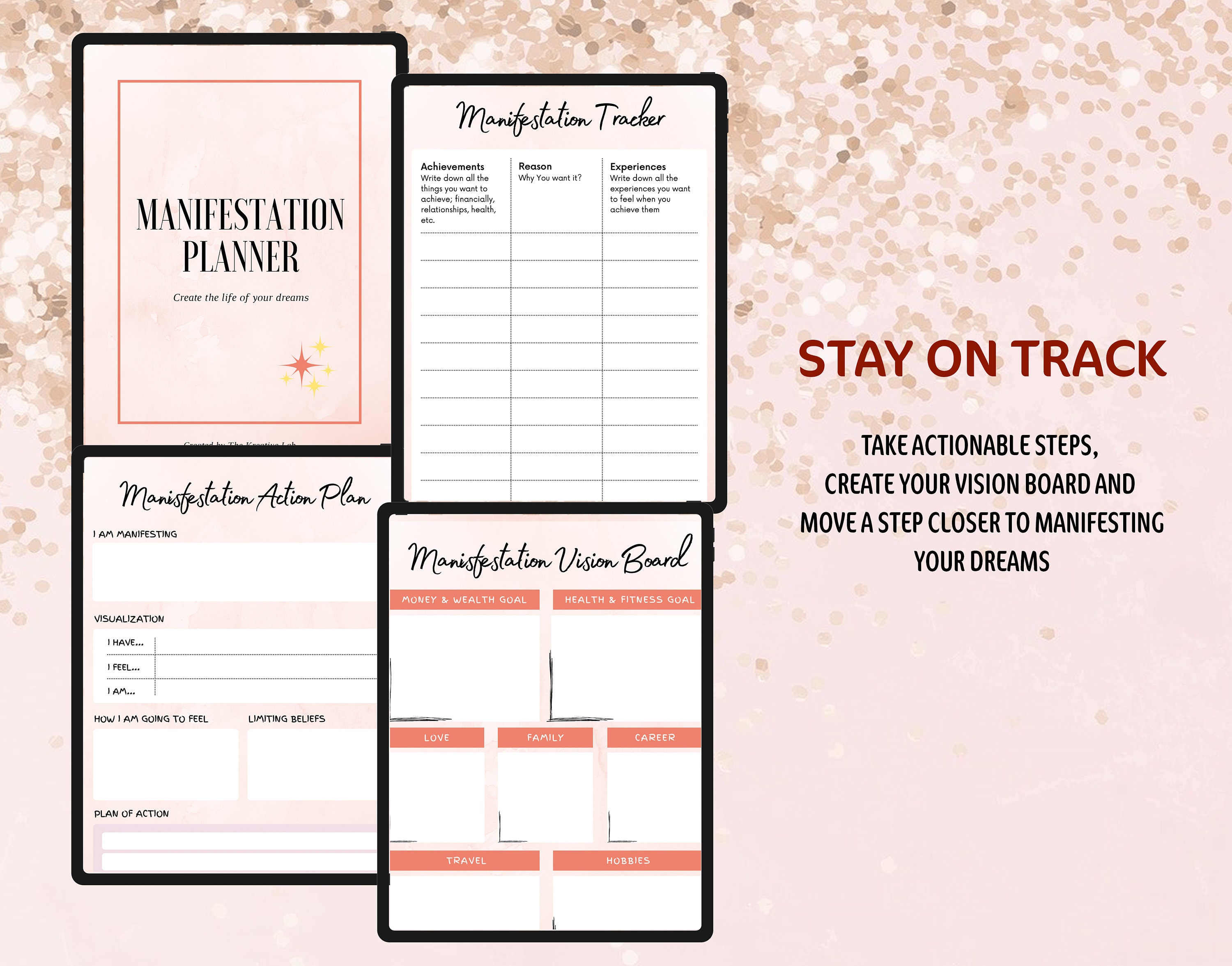 Printable Manifestation Planner, Manifestation Techniques, Digital ...