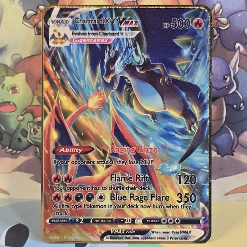 Charizard Ex Metal - Etsy