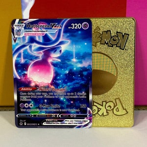 Hatterene VMAX Galarian Gallery Gold Metal Pokemon Card - Etsy