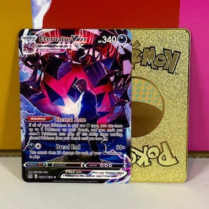 Eternatus VMAX Trainer Gallery Gold Metal Pokemon Card - Etsy