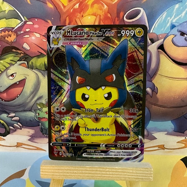 Pikachu Mega Lucario - Etsy