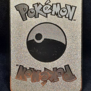 Charizard Team up Stamp Promo Gold Metal Pokemon Card | Etsy