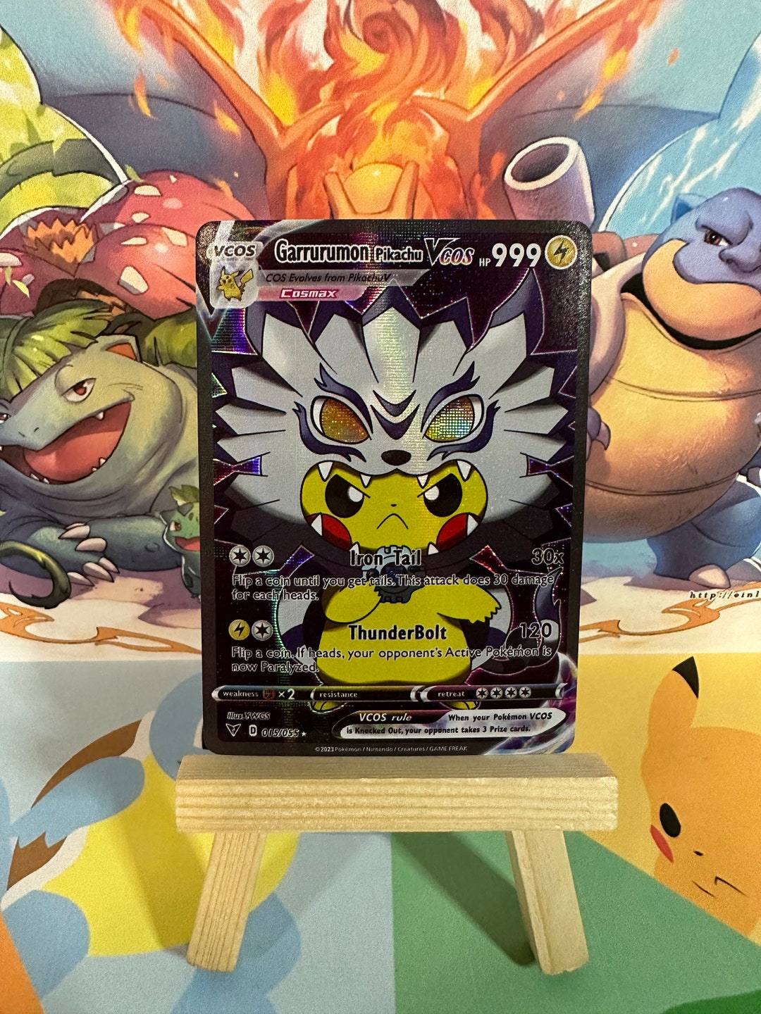 Cosplay Pikachu Garurumon Pikachu Vcos Prismatic - Etsy