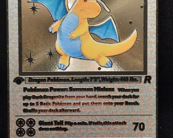 Dragonite Gold Card - Etsy
