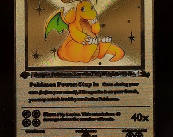 Metal Dragonite Card - Etsy