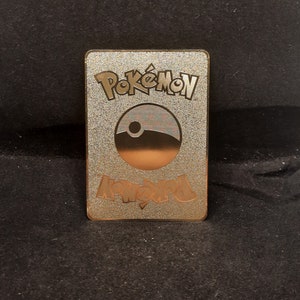 Pikachu Radiant Collection Full Art Gold Metal Pokemon Card - Etsy