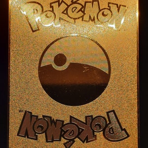 Inteleon VMAX Gold Metal Pokemon Card - Etsy