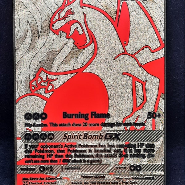 Charizard Gx Full Art - Etsy