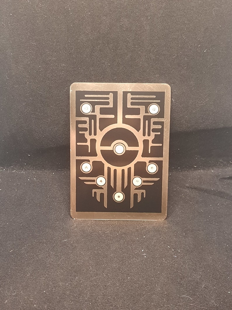 Ancient Bulbasaur Black Gold Metal Pokemon Card - Etsy