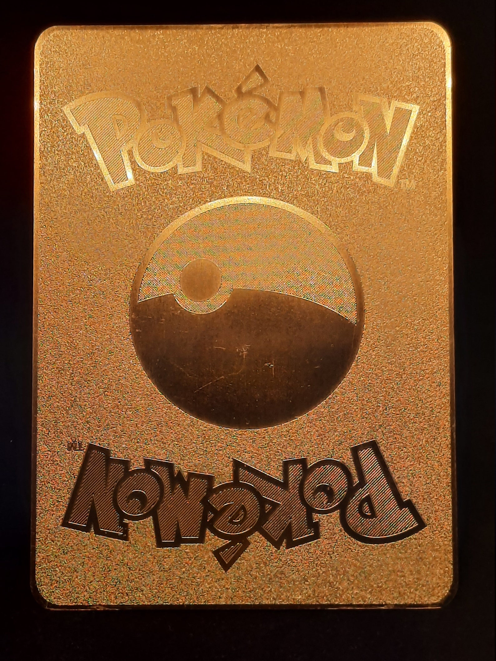 Pikachu V Gold Metal Pokemon Card | Etsy
