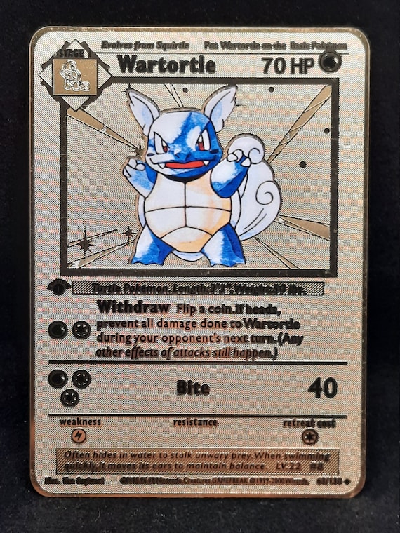 Pokemon Cards Wartortle