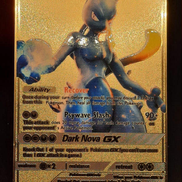 Shadow Mewtwo Card - Etsy