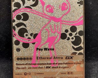 Mew VMAX Gold Metal Pokemon Card - Etsy