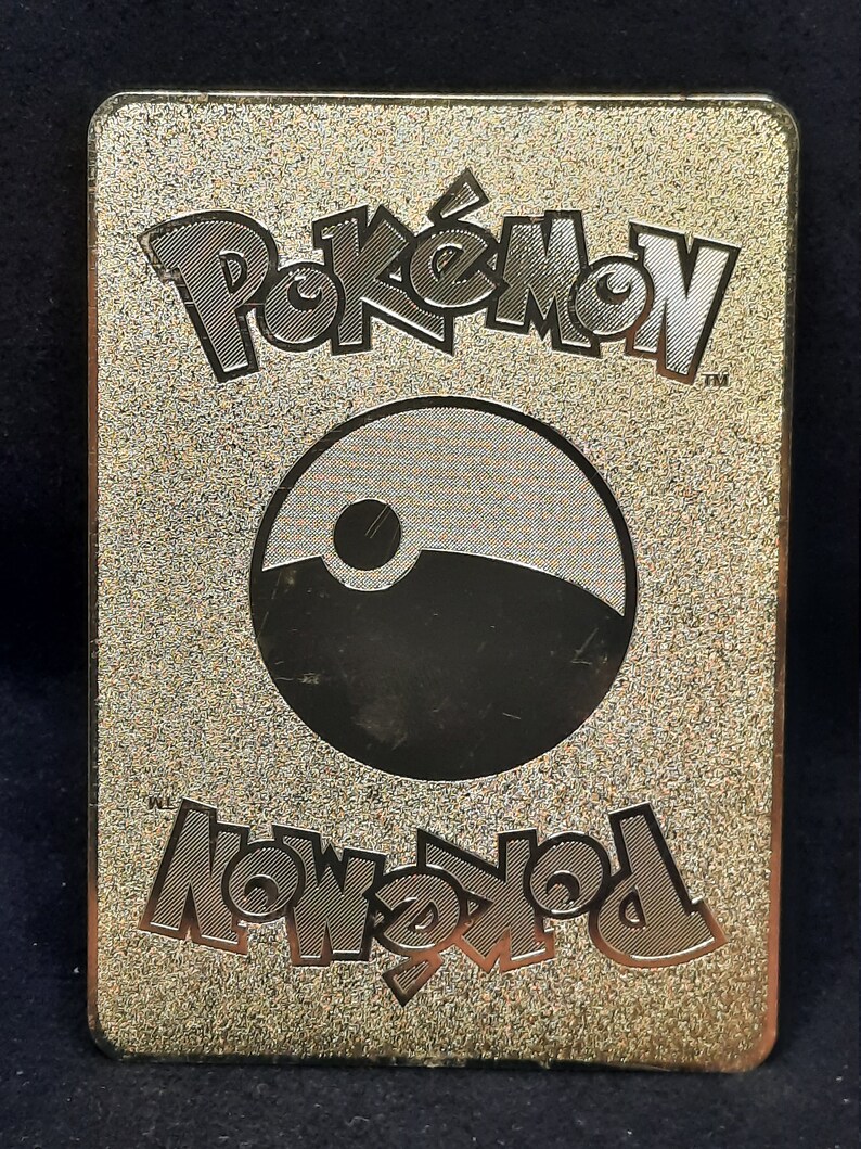 Crystal Charizard Skyridge Gold Metal Pokemon Card - Etsy