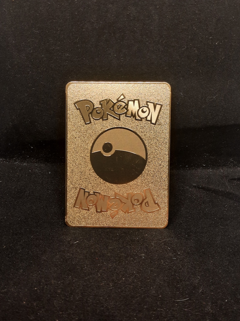 Mew Shiny 25th Anniversary Gold Metal Pokemon Card - Etsy