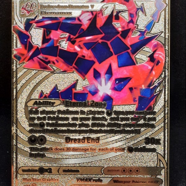 Gold Eternatus Vmax - Etsy