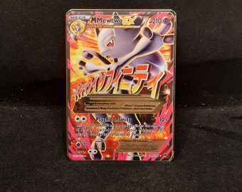 Mewtwo Gold Card - Etsy
