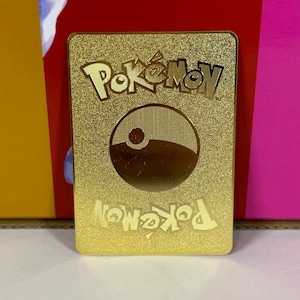Pikachu V SWSH198 Gold Metal Pokemon Card - Etsy