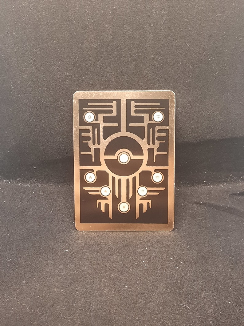 Ancient Charizard Black Gold Metal Pokemon Card - Etsy