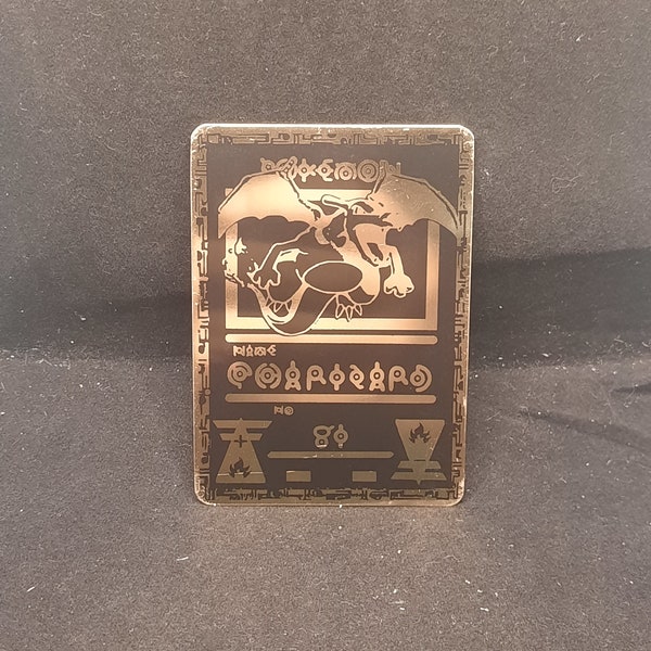 Charizard Card - Etsy