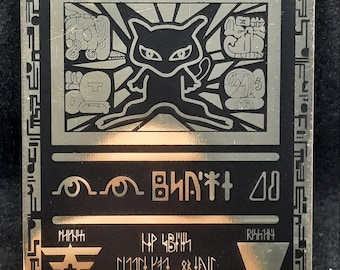 Ancient Charizard Black Gold Metal Pokemon Card - Etsy