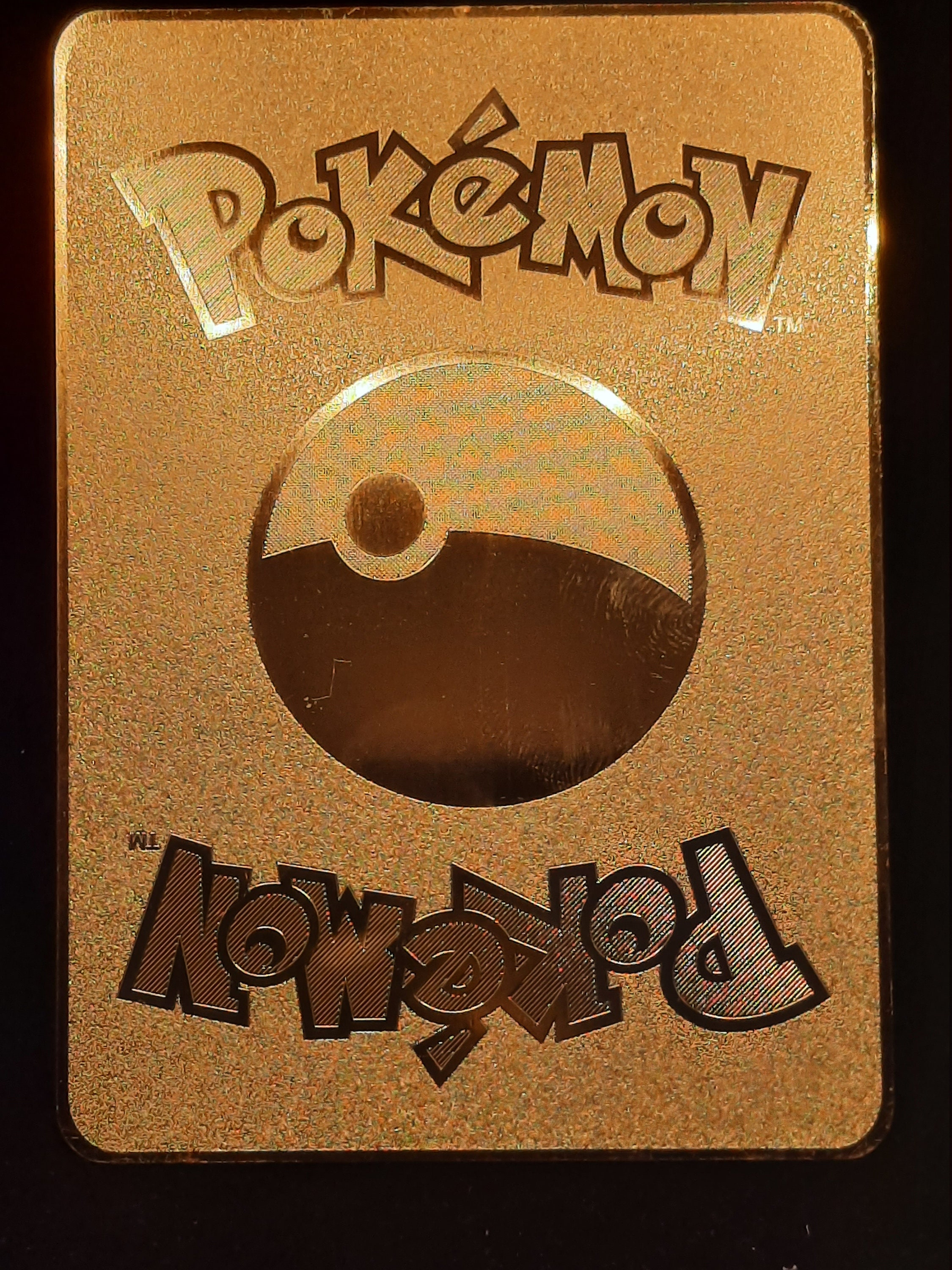 Pikachu V Full Art Gold Metal Pokemon Card | Etsy