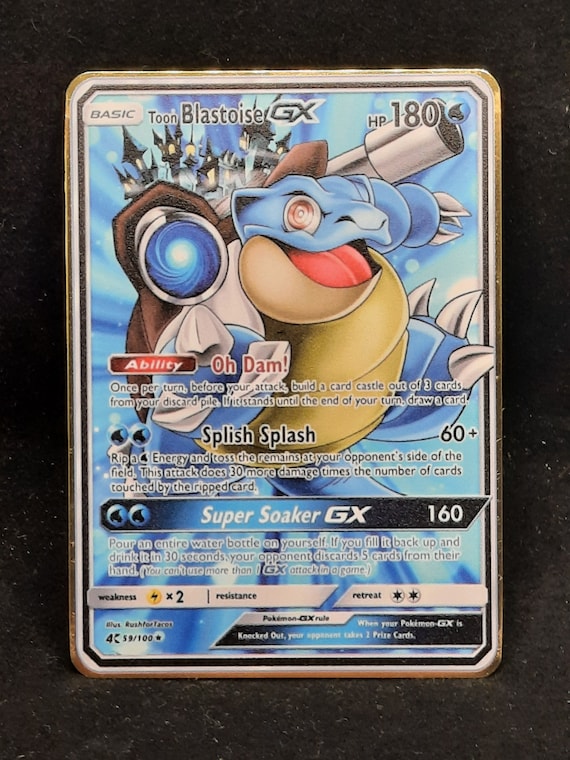 Pokemon Blastoise Card